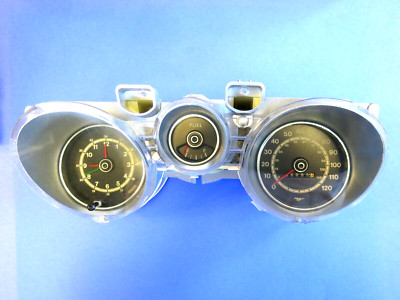 71-73 Ford Mustang Complete Standard Gauge Cluster Clock Reconditioned ...