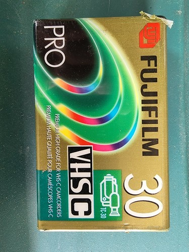 Fuji Pro VHS-C TC-30 Camcorder Tapes High Grade New in Package | eBay