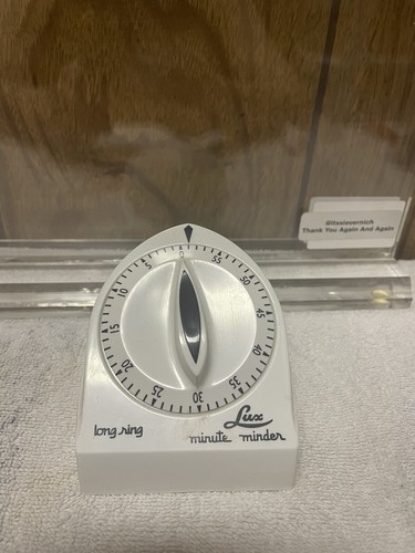 Lux Minute Minder Timer Mechanical Markings Used. Good condition ...