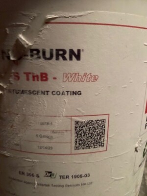 No-Burn Plus ThB - Intumescent Coating, White, 5 Gallon | eBay