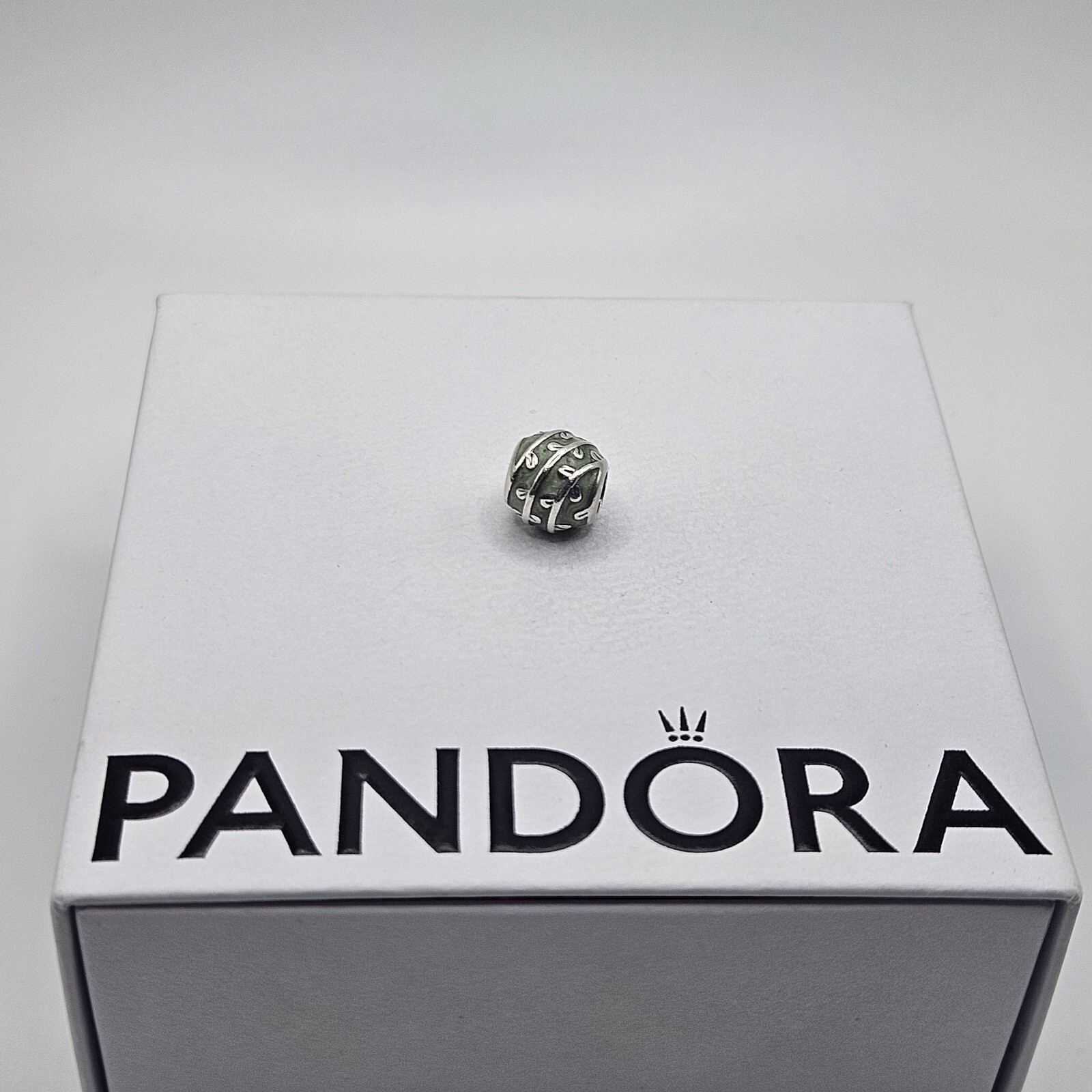 Genuine Pandora Green/ Blue Enamel Vines Charm ALE 92… - Gem