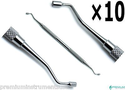 10× Serrated Dental Composite Amalgam Plugger 2.8mm/3.1mm Filling ...