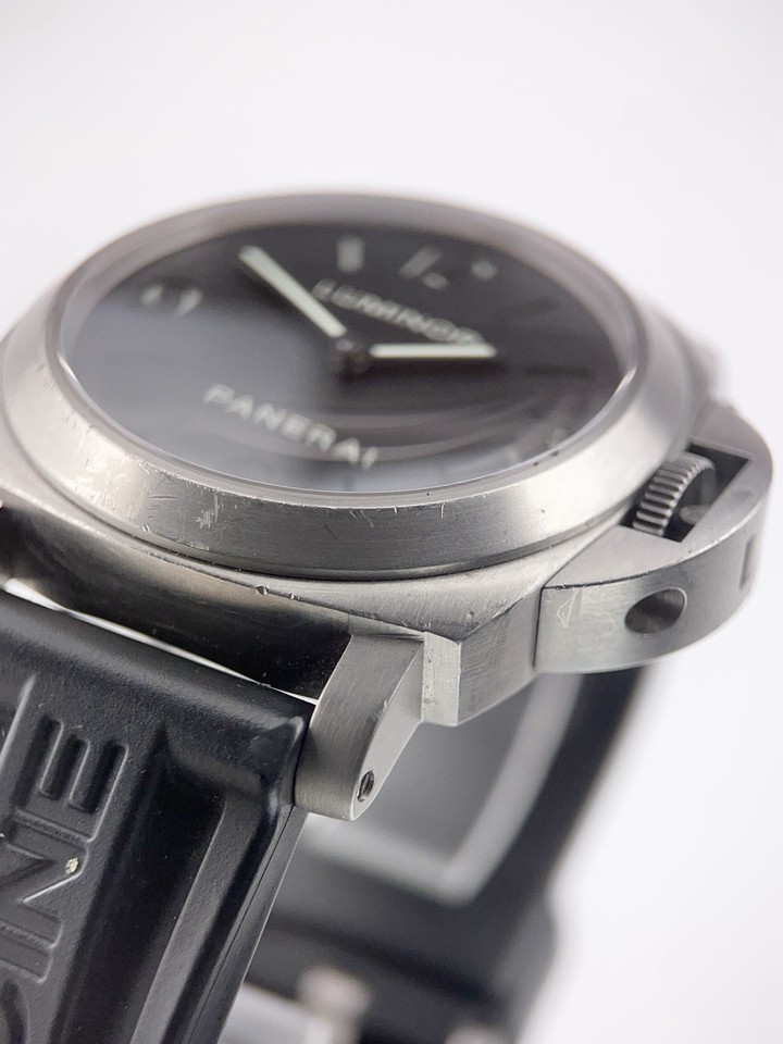 Panerai Luminor Titanium Black Dial 44mm Manual Wind Men's Watch ...