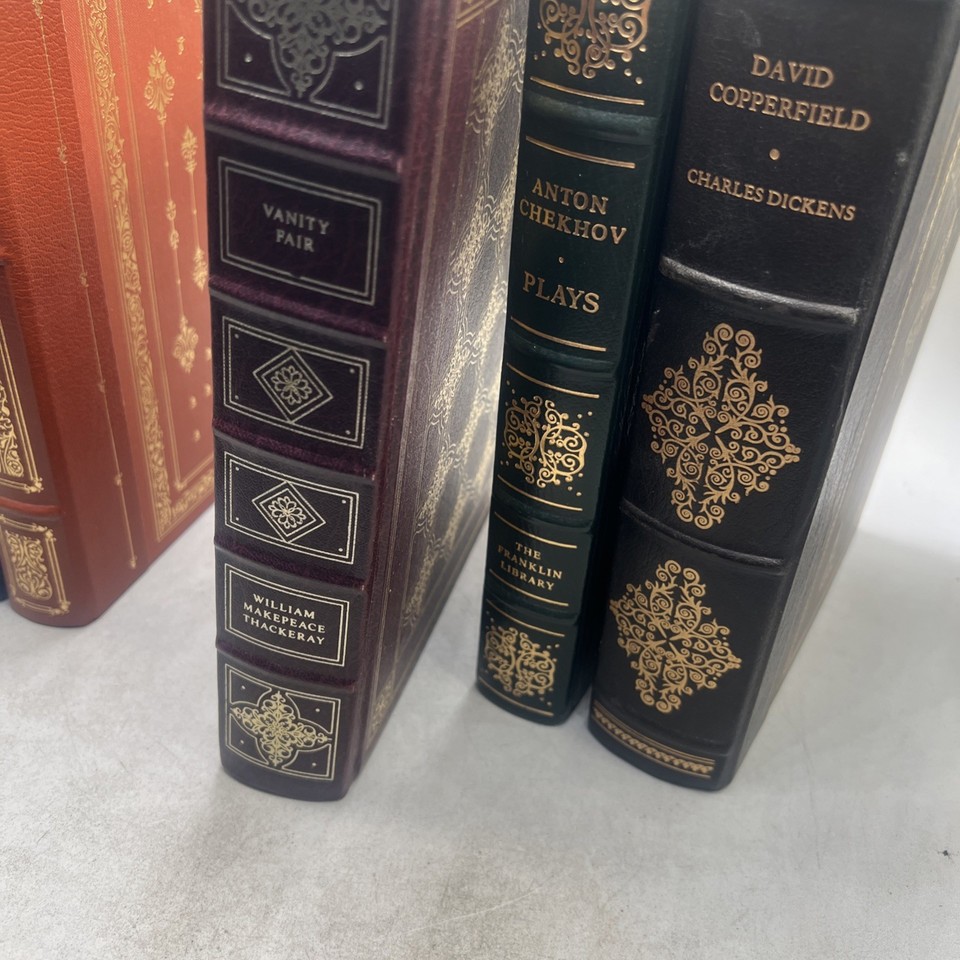 Franklin Library Classic Leather Bound Books Gold gilding Lot Of 5 Nice ...
