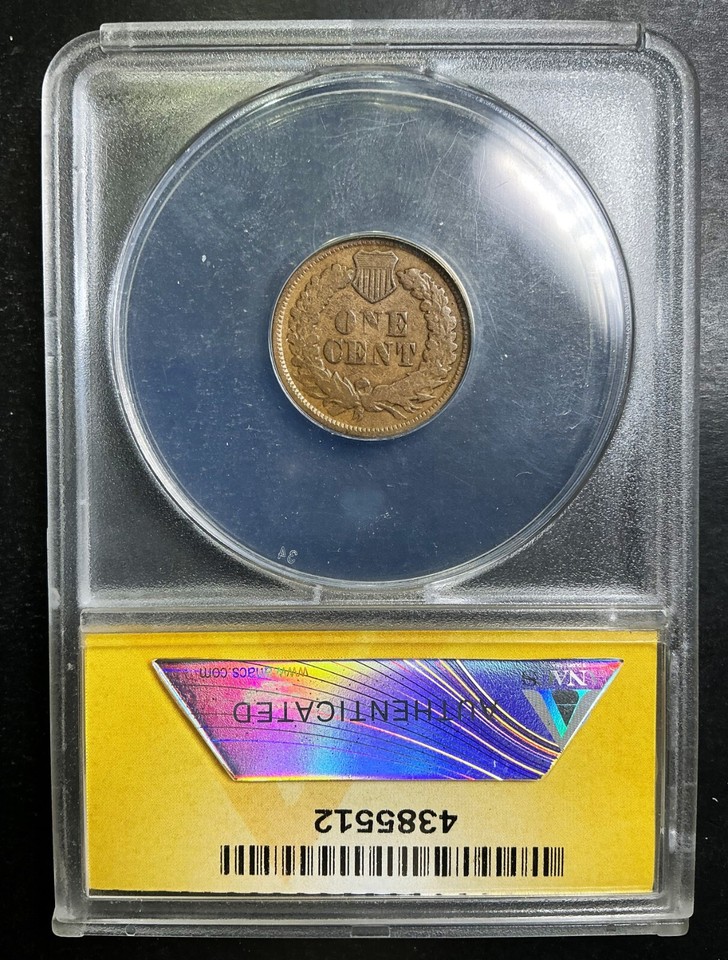 ANACS VG8 1877 Indian Cent Tough Key Date Certified Coin c2 | eBay