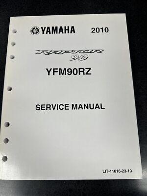 2010 Yamaha YFM 90RZ Raptor 90 Repair Service Manual Book OEM LIT-11616 ...