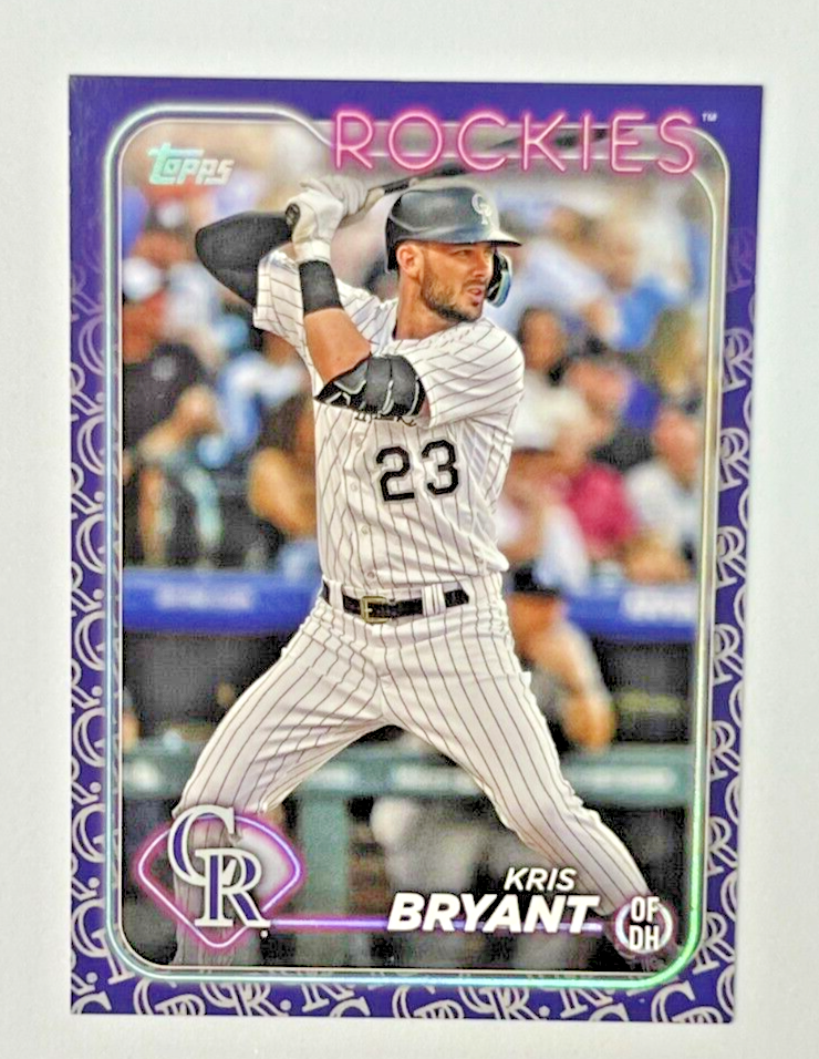 2024 Topps Series 1 KRIS BRYANT Team Color Border Variation SP #29 ...
