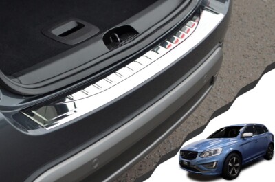 Chrome Rear Bumper Protector Guard Steel To Fit Volvo XC60 (2014-17 ...