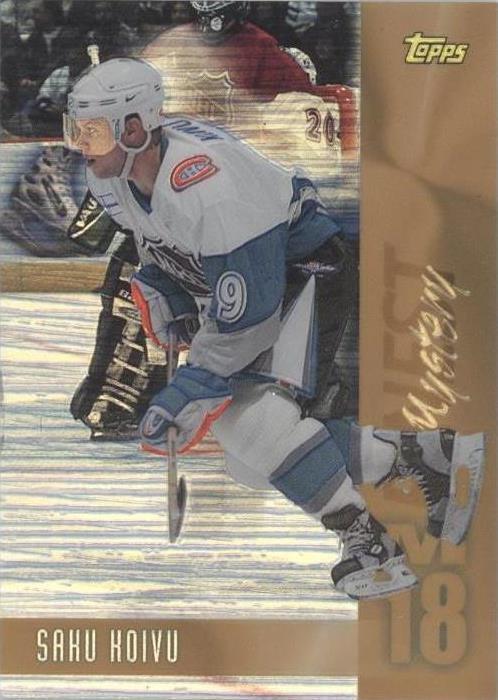 1998-99 Topps - Mystery Finest Saku Koivu #M18 Gold Refractor for sale ...