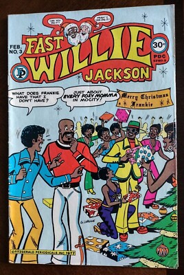 Fast Willie Jackson #3 Christmas Cover Fitzgerald Comics Black Archie ...