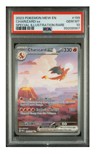 Pokémon S&V: 151 Charizard EX 199/165 Special Illustration Rare PSA 10 ...