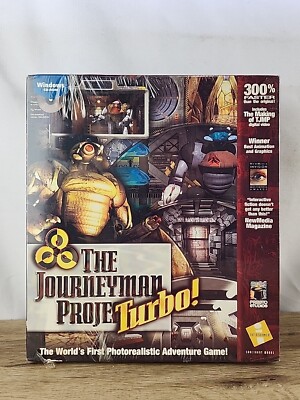 NEW & Sealed - The Journeyman Project Turbo [PC, CD-ROM, 1994] Big Box ...