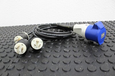 Walther 32A-9H IEC 30amp to L520 Twist Lock Audio Power Adapter C-Form ...