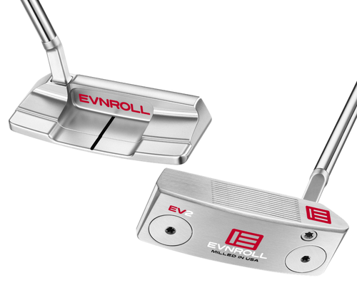 EVNROLL EV2 Silver Inline Slant Hosel MidBlade Putter Choose Length-lie ...