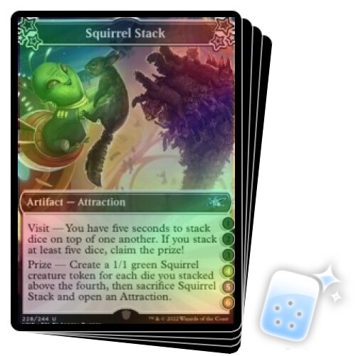 FOIL SQUIRREL STACK (4/5/6) X4 Unfinity Magic MTG MINT CARD | eBay