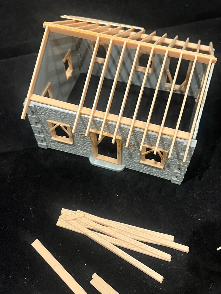 Plasticville House Under Construction Kit 1624 100 Vintage O Scale ...