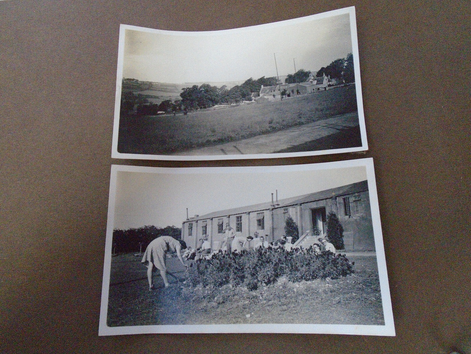 RAF Rudloe Manor, 1942 OFFICERS MESS / VIEW = 6/11 CM pair Private ...