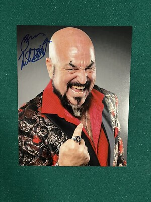 Autographed 8x10 James Mitchell IMPACT TNA NWA Sinister Minister Posed ...