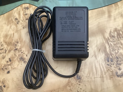 Official Sega Genesis 1 Authentic AC Power Adapter Cord Model 1602 ...