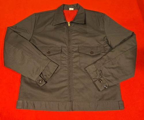 Vintage 1960s-1970s Quilted Insulated Work Mechanic Engineer Racing ...