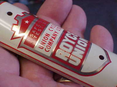 Royce Union Badge Bicycle Emblem Screen Printed Aluminum | eBay