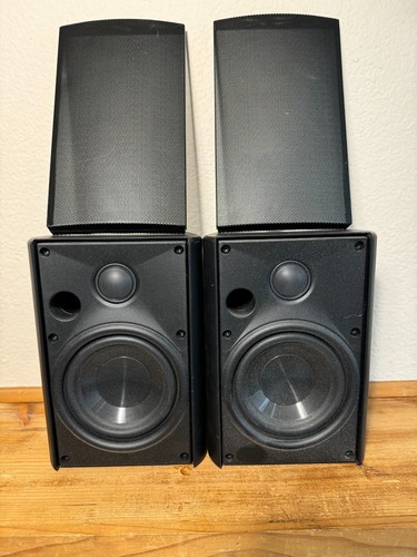 Proficient AW400BLK Outdoor Speakers Indoor HiFi Stereo Bookshelf Audio ...