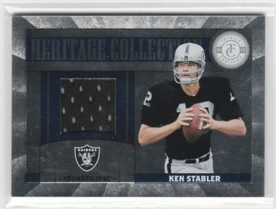2012 Panini Totally Certified Game Worn Patch Ken Stabler 89/249 | eBay