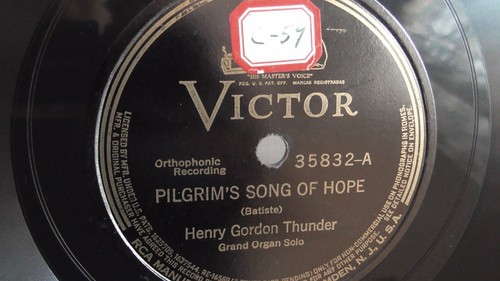 Henry Gordon Thunder - 78rpm single 12-inch – Victor V.E. #35832 ...
