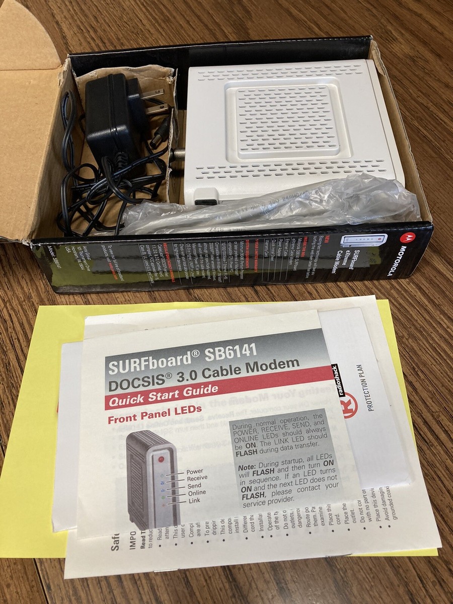 Motorola Surfboard Sb6141 Bottom Light Flashing Red | Shelly Lighting