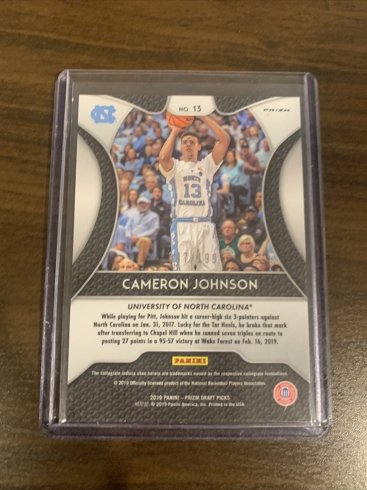 Cameron Johnson Green/Purple Wave RC /199 | eBay