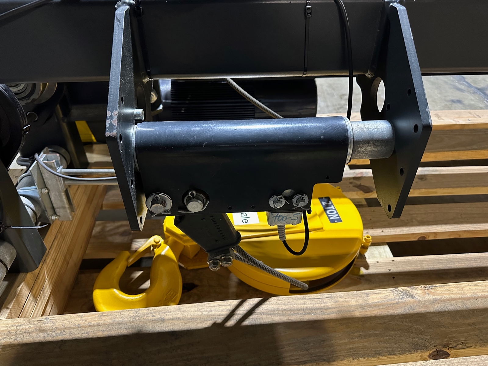 NEW 10/2022 YALE 3-TON WIRE ROPE HOIST TROLLEY 131' 39FPM Lift/80FPM ...