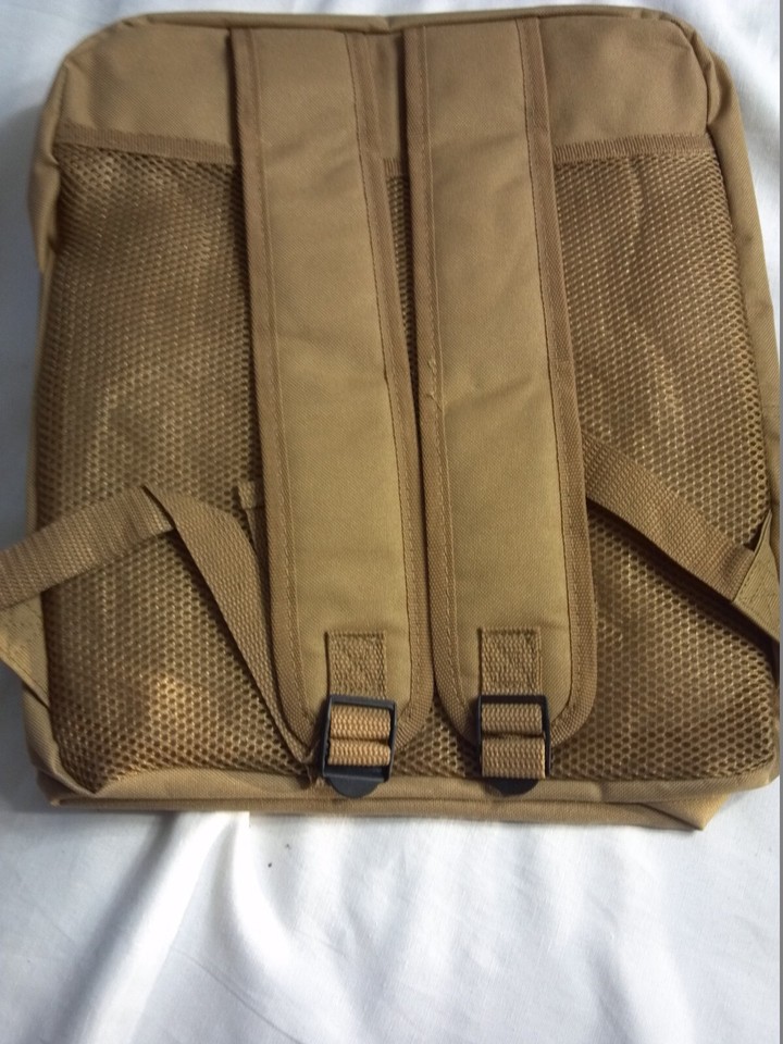 NRA Tactical Backpack, 5 Compartments Hunting Camping Hiking, Khaki Tan ...