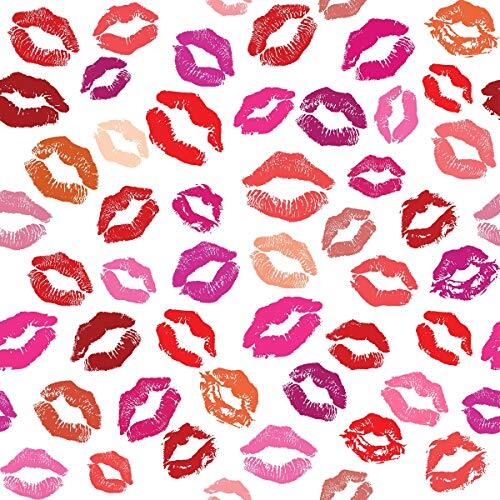 Valentines Day Photography Backdrop Valentines Gift Backdrop Red Lips ...