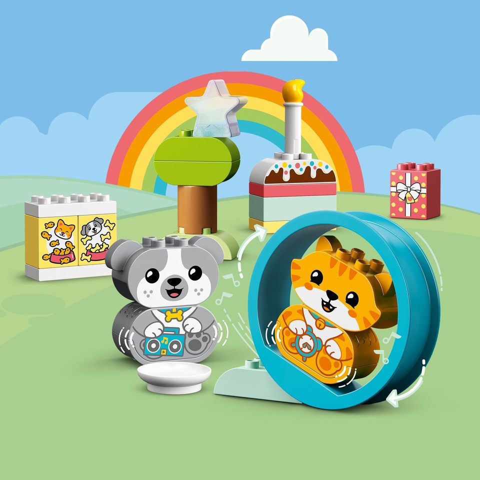 Lego 10977 Duplo My First Puppy & Kitten With Sounds 10977 Building Toy ...