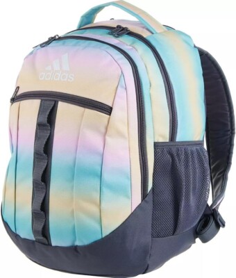 《NEW》adidas Stratton III Backpack, Gradient Flash Aqua/Onix Grey ...