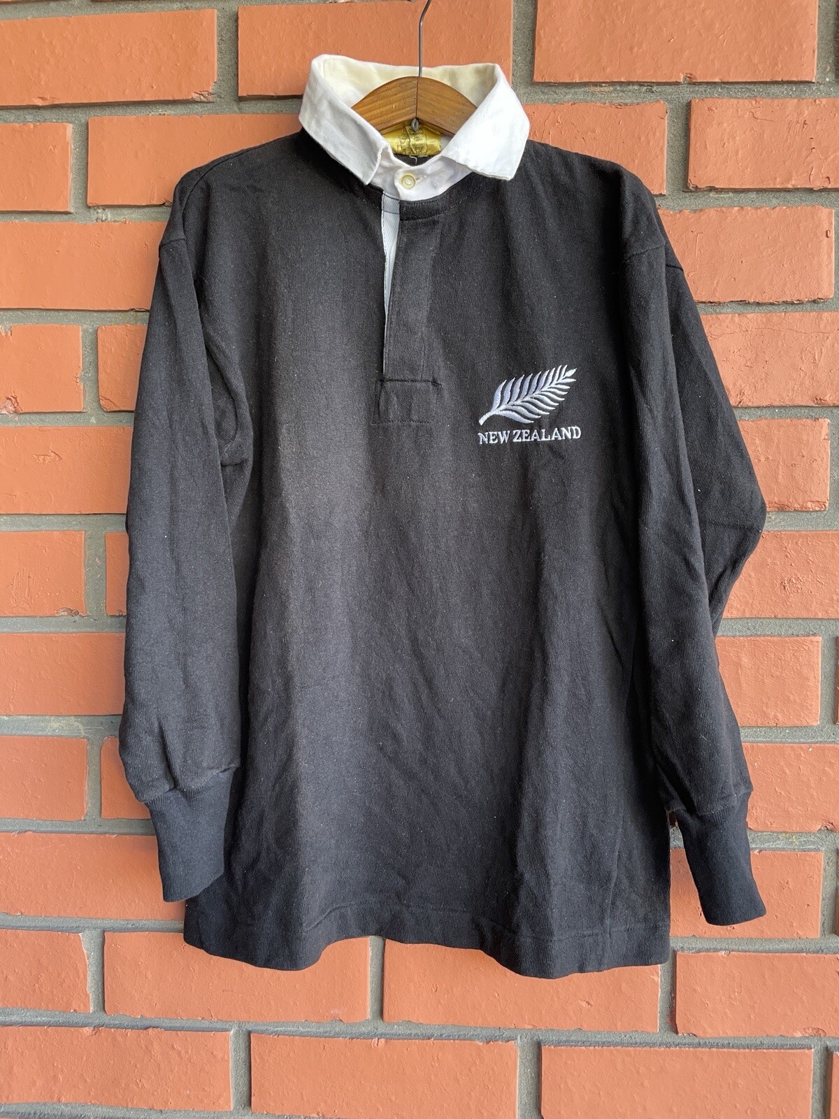 Vintage New Zealand All Black Rugby Home Shirt 80's B… - Gem