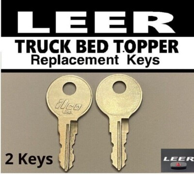 Bauer/Leer Truck Cap Replacement Keys Cut to your Code SL001-SL025 | eBay