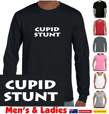 Cupid stunt 'Stupid "unt' Ladies Mens T-shirts Funny t shirt tees rude ...