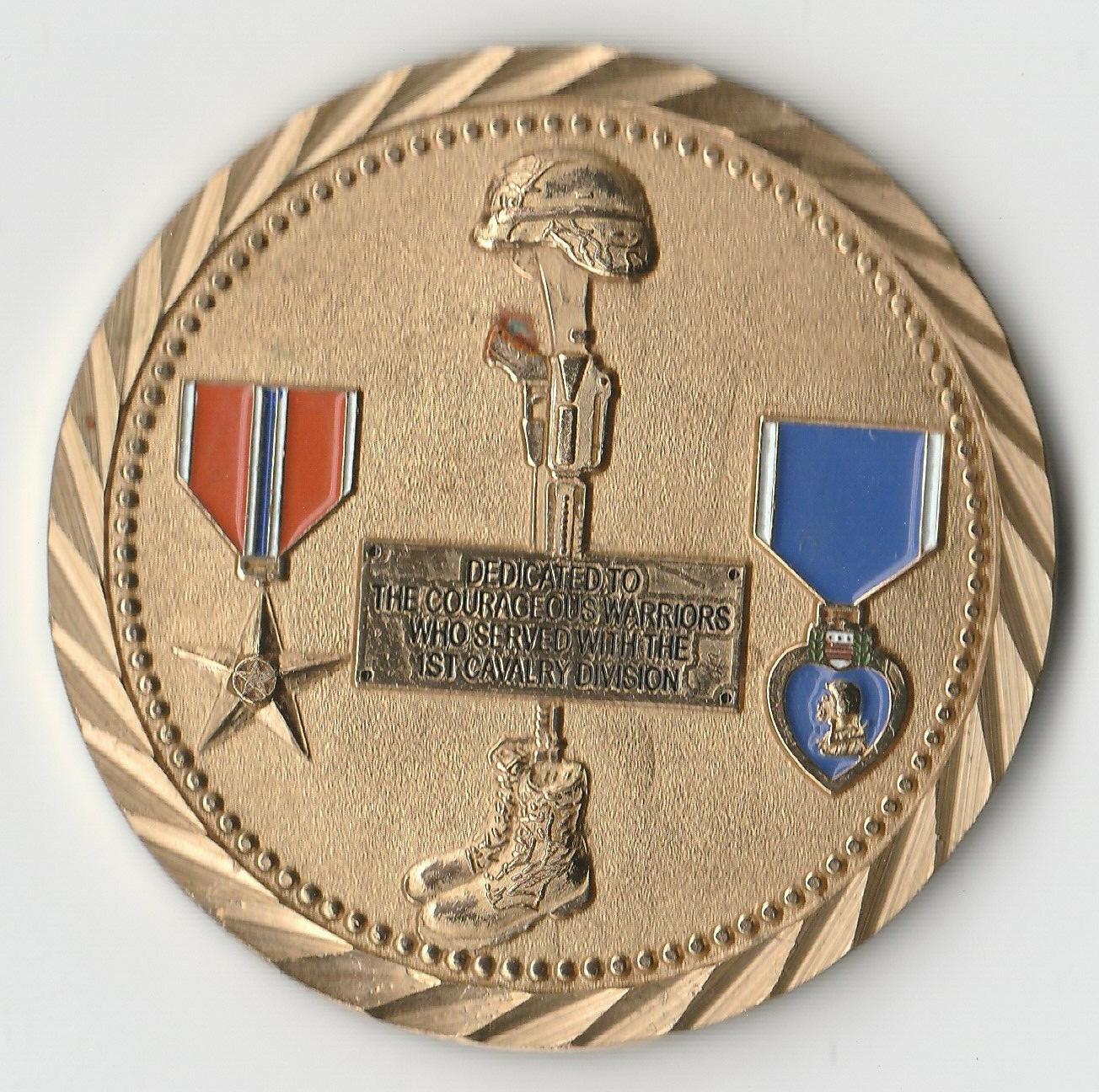 1ST CAVALRY DIVISION MEMORIAL Challenge Coin 2" DIA C-2 | eBay