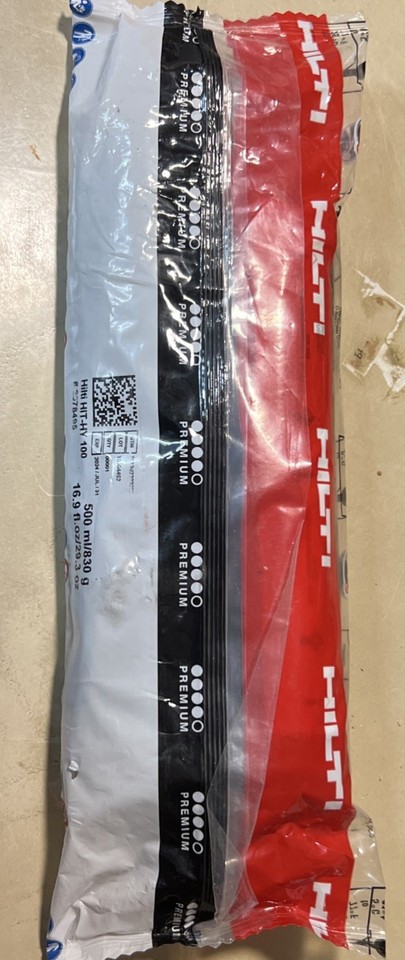Hilti HIT-HY 100 Adhesive Anchor Epoxy 16.9oz 500ml #2078495 | eBay