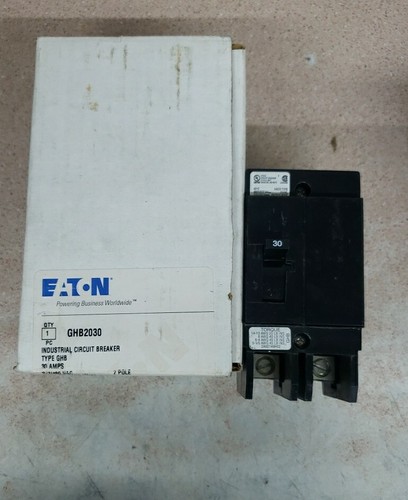 New Old Stock! Eaton GHB2030 2P 30A Bolt-On Circuit Breaker | eBay