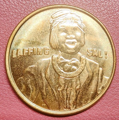 Santa Cruz Beach Boardwalk Token CA USA Laffing Sal Coin | eBay