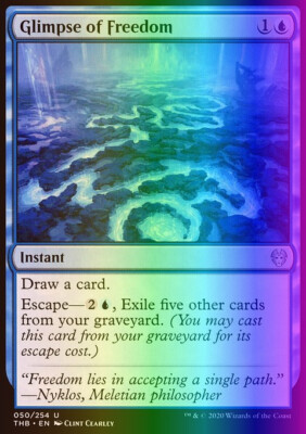 MTG Magic the Gathering Glimpse of Freedom (50/396) Theros Beyond Death ...