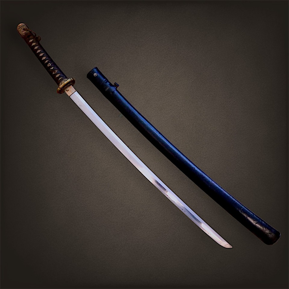 Japanese Type 98 IJA Officers Shin Gunto Katana Sword | eBay
