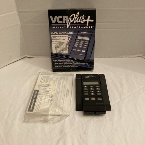 Gemstar VCR PLUS VIP-18 Instant Programmer REMOTE CONTROL | eBay