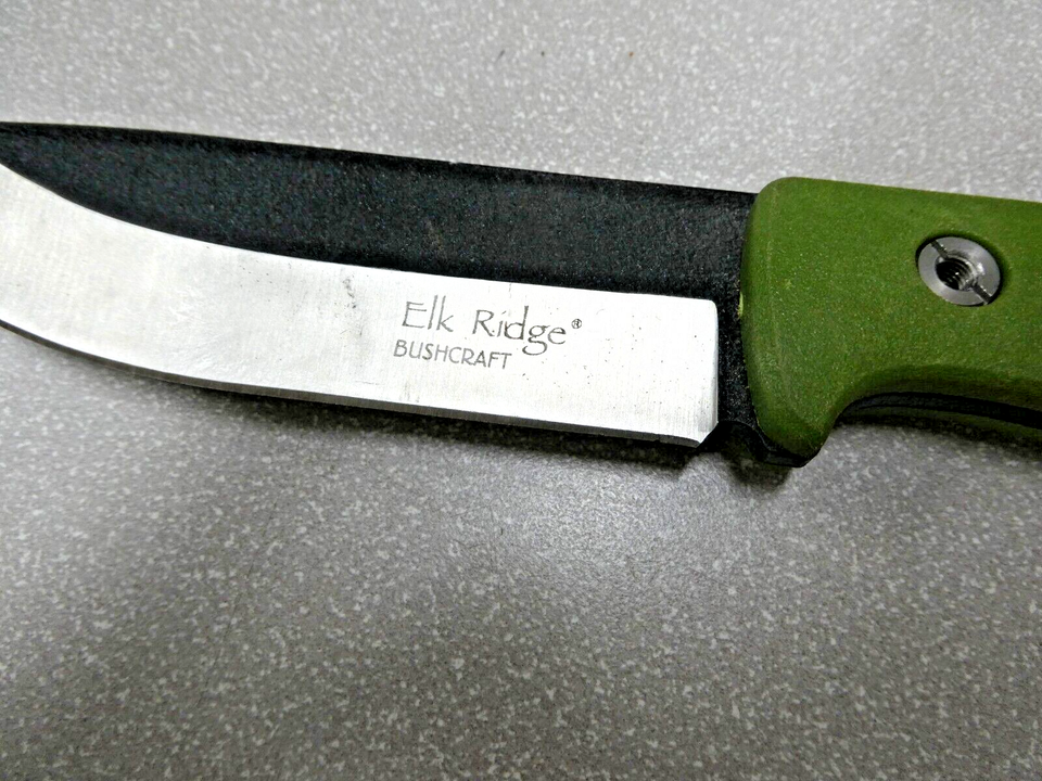 Elk Ridge ER-555 Knife Green Handle | eBay