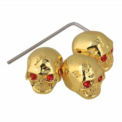 3PCS Skull Knob Electric Guitar Volume Tone Control Knobs Skull Head ...