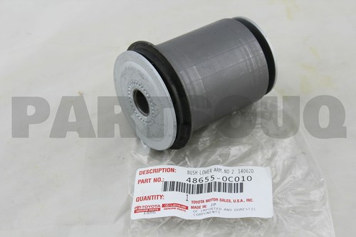 486550C010 Genuine Toyota BUSH, FRONT LOWER ARM, NO.2, RH/LH 48655 ...