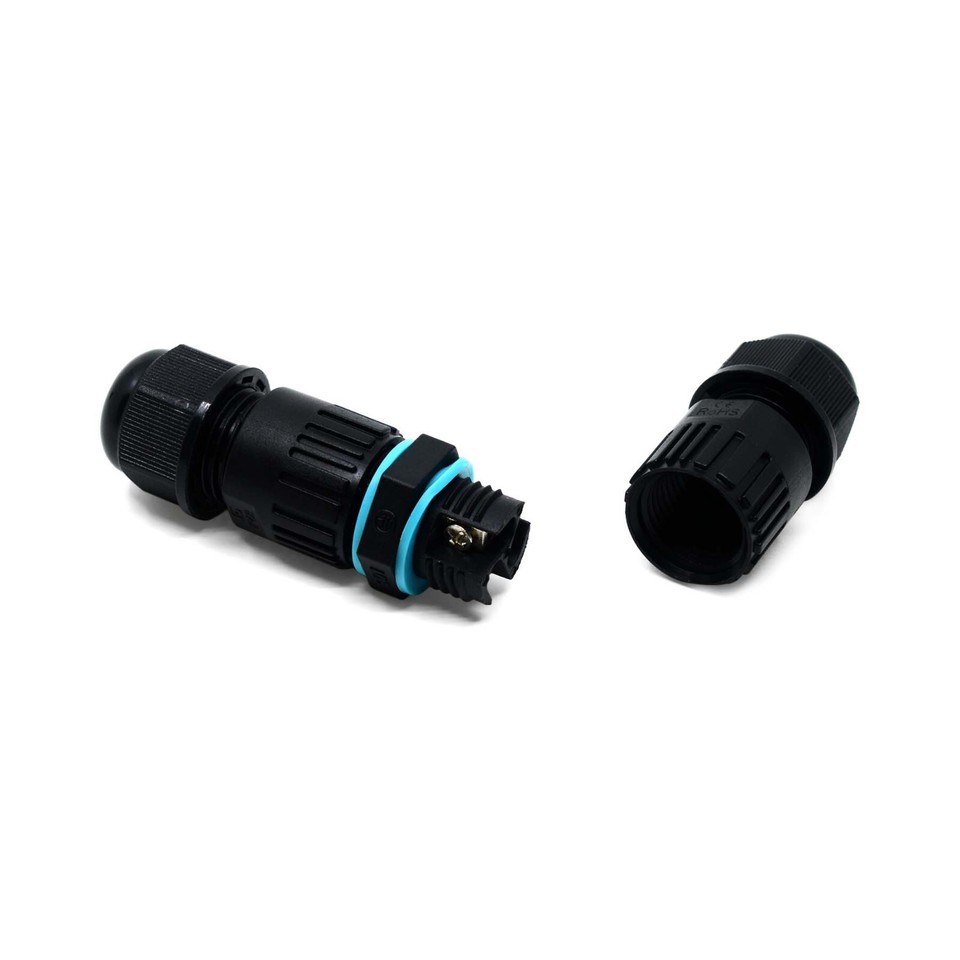 2Pcs Waterproof 3 Pole 250V Junction Box Outdoor Electrical Cable Wire ...