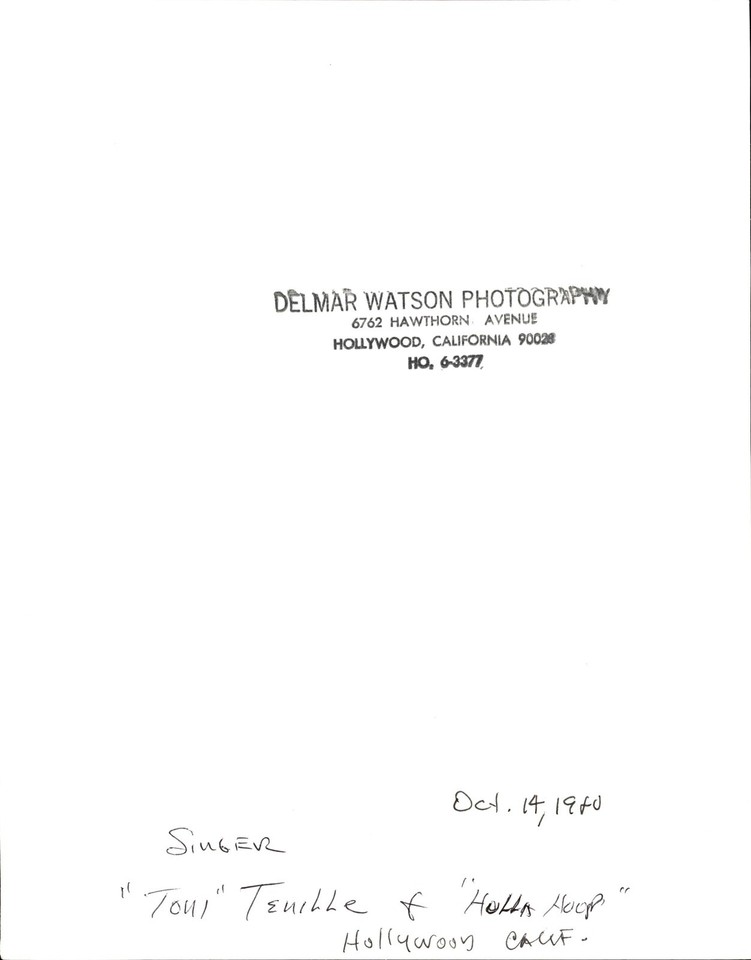 LD305 1980 Original Delmar Watson Photo TONI TENNILLE HULA HOOP ...